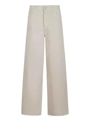 7 FOR ALL MANKIND Cotton Wide Leg Jeans