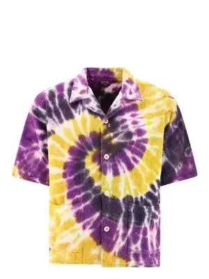 SOUTH2 WEST8 Tie-dye Swirl Shirt - Purple