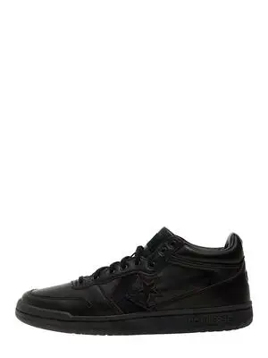 CONVERSE Leather Star Sneakers - Black