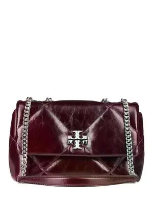 Tory Burch Quilted Leather Shoulder Bag - Red