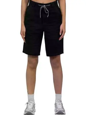 HOUSE OF SUNNY Embroidered Drawstring Shorts - Black