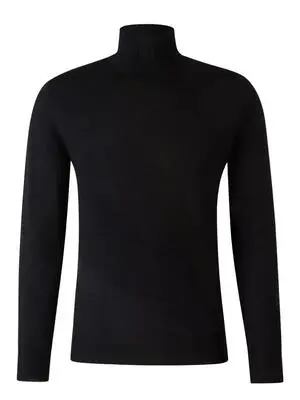 Canali High-neck Sweater - Black