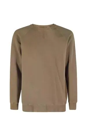 FORTELA Raglan-sleeved Crewneck Sweatshirt - Brown