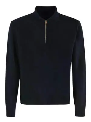 FORTELA Half-zip Fastening Sweater - Blue