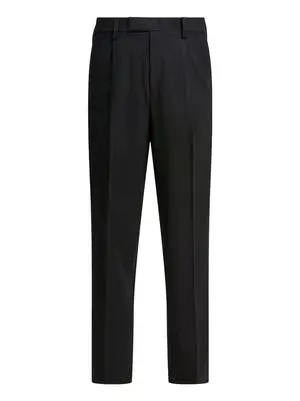 Vince Pleated Front Trousers - Black