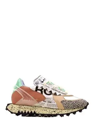 RUN OF Printed Sneakers - Multicolour