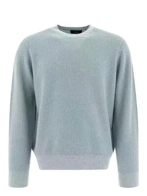 Vince Crew-neck Long Sleeve Sweater - Blue