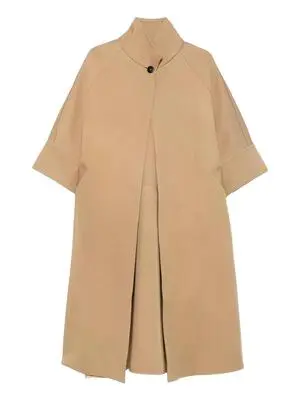 DARKPARK Short-sleeve Button Coat - Neutrals