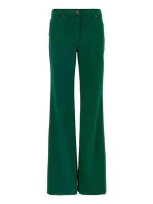 ETRO Embroidered-Logo Trousers