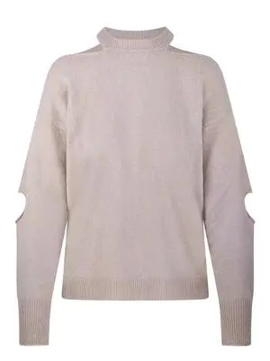 Federica Tosi Cut-out Sweater - Neutrals