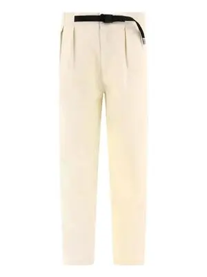 ANDBLUE Pleated-front Trousers - White