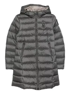 BLAUER. Agnes Quilted Coat - Grey