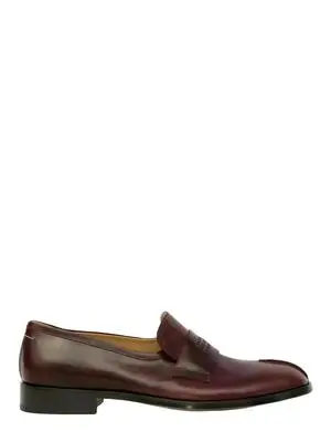 MAISON MARGIELA Tabi Leather Loafers - Red