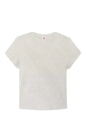 RE/DONE Pointelle Short-Sleeve Tee