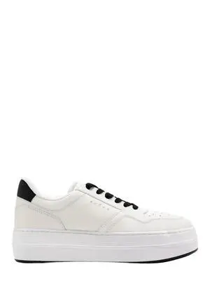 Hogan Platform Leather Sneakers - White