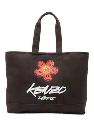 Kenzo X Futura 2000 Utility Boke Flower-print Tote Bag - Brown