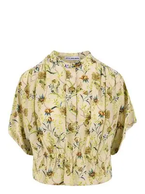 ATTIC AND BARN Printed Shirt