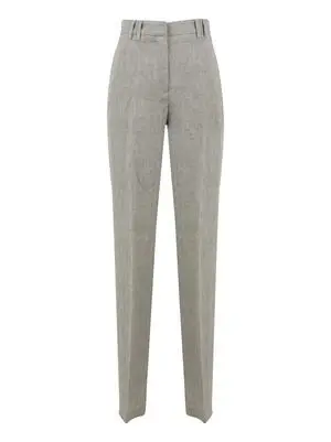 ATTIC AND BARN Straight Leg Trousers - Grey