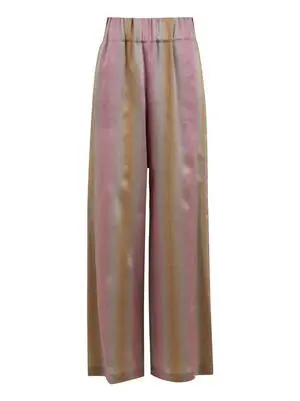 Aspesi Striped Wide Leg Trousers - Multicolour
