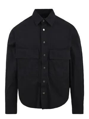 Add Collared Buttoned Shirt - Blue