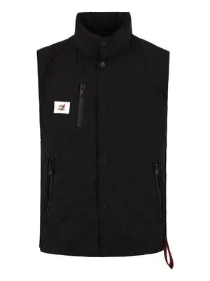 AFTER/LABEL Quilted Vest - Black