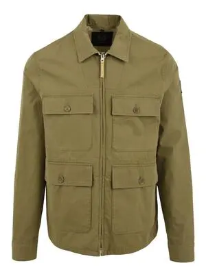Belstaff Collared Jacket - Aloe/limestone