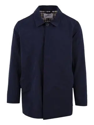 Aquascutum Collared Coat - Blue