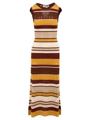 AKEP Striped Maxi Dress - Fantasia