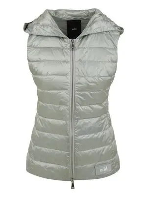 Add Padded Zip-up Vest - Slate Grey