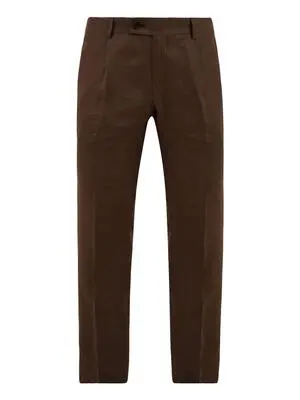 DANIELE ALESSANDRINI Trousers - Brown