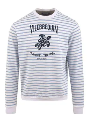 Vilebrequin Striped Sweater - White