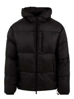 AFTER/LABEL Padded Zip Up Puffer Jacket - Black