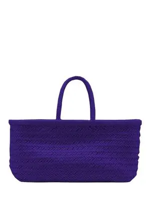 Dragon Diffusion Woven Tote - Deep Purple