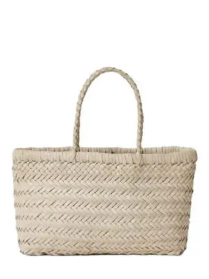 Dragon Diffusion Woven Tote - Pearl