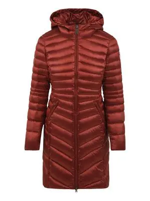 BOMBOOGIE Quilted Puffer Coat - 41 Burgundy