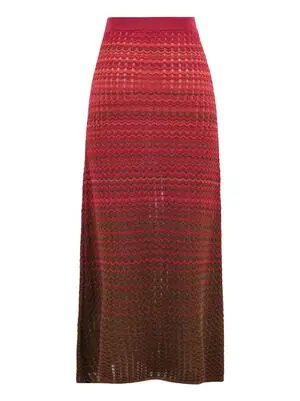 AKEP Long Knit Skirt - Fantasia