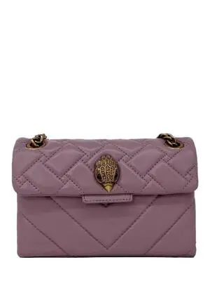 Kurt Geiger Quilted Flap Bag - Purple