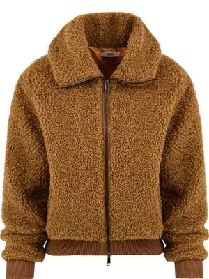 BOMBOOGIE Fleece Coat - 184 Nut
