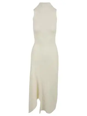 AKEP Sleeveless Ribbed Midi Dress