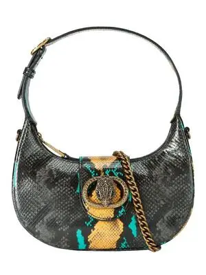 Kurt Geiger Small Chelsea Hobo Bag - Grey/snake Print