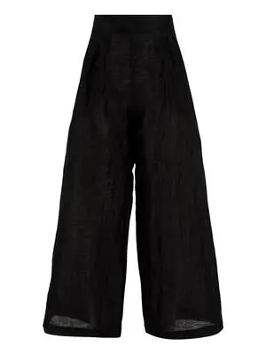 AKEP Wide Leg Trousers - Black