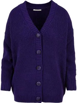 HINNOMINATE Button Detailed Sweater - Purple