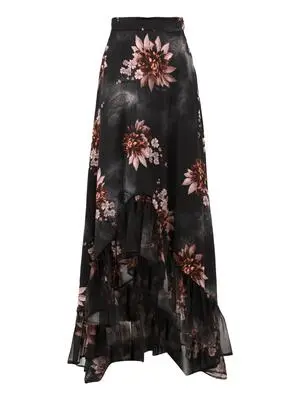 GAELLE Floral Print Skirt