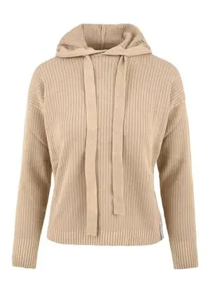 HINNOMINATE Hinnominate Ribbed Knit Hoodie
