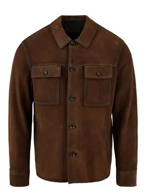 THE JACK LEATHERS Leather Coat - Whisky