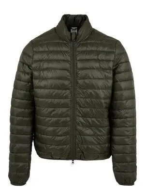 Aspesi Quilted Zip-up Coat - 239 Verde