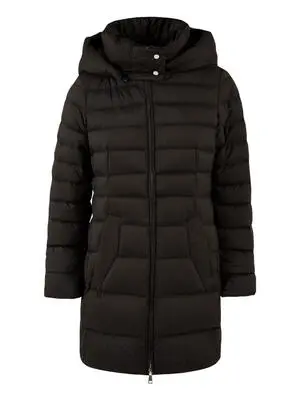 Add Down Coat - Black