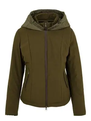 BOMBOOGIE Hooded Jacket - 396 Cypress Green