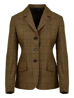 ASPESI Tailored Plaid Blazer