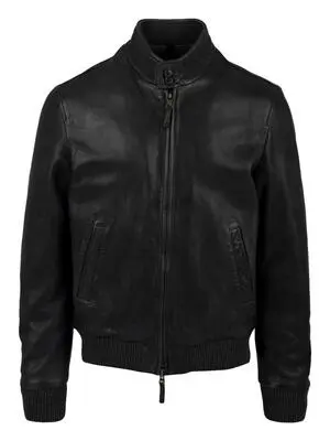 THE JACK LEATHERS Leather Coat - 39 Antracite